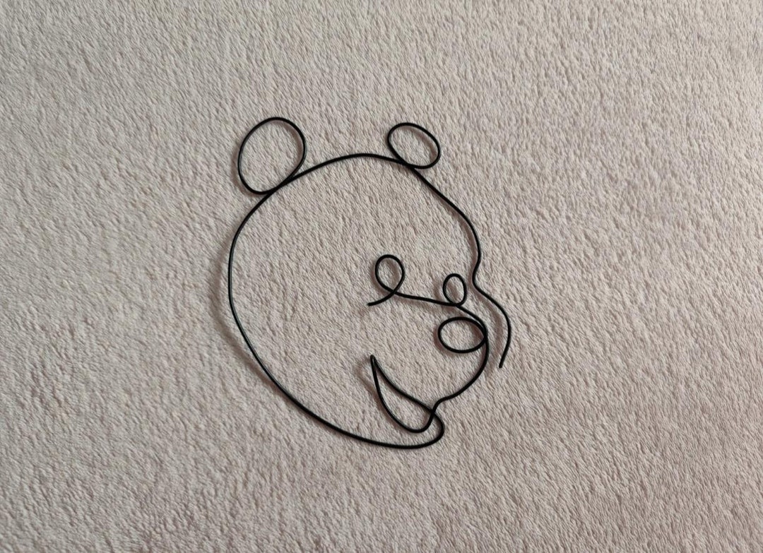 Winnie the Pooh Disney Wire Art Wall Decoration Kids Room Decor Nursery ...