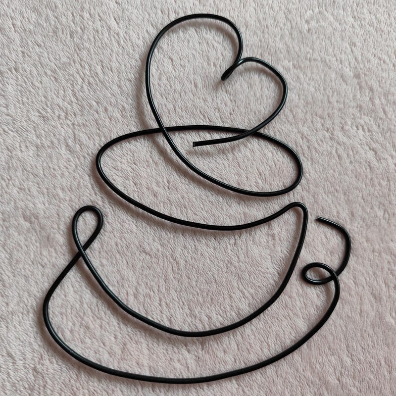 Wire Coffee and Tea Cup - Etsy UK
