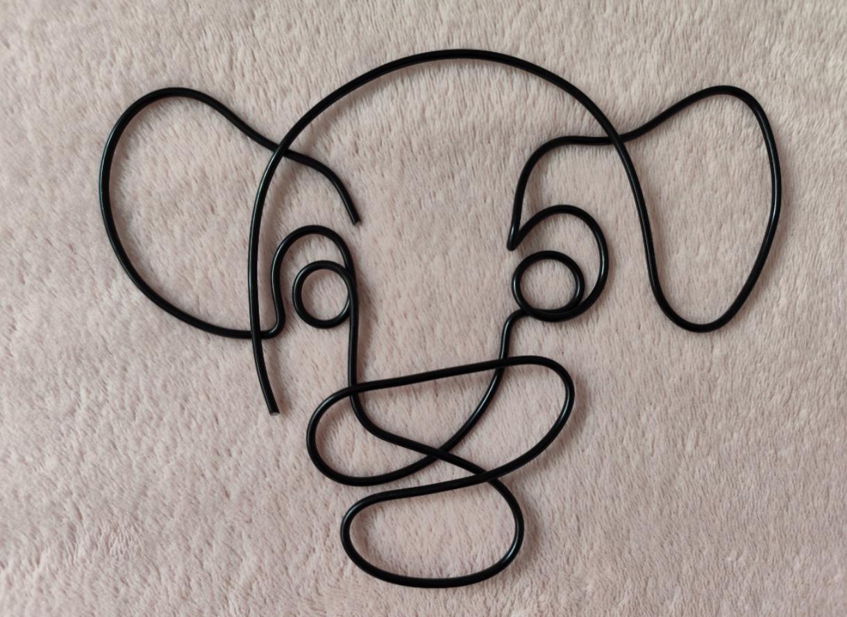 Simba* the Lion King* Wire Art* Disney* Wall Decoration* Kids Room ...