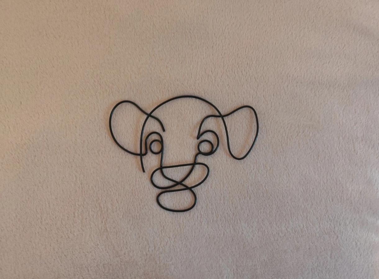 Simba* the Lion King* Wire Art* Disney* Wall Decoration* Kids Room ...
