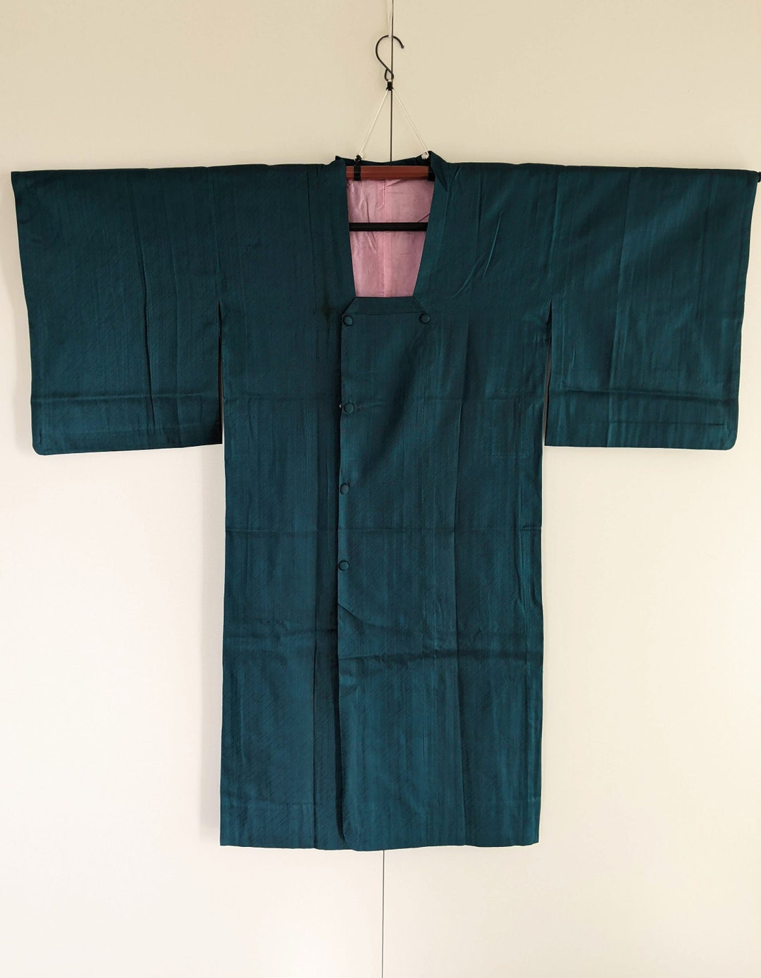 Vintage Long Michiyuki / Kimono Jacket / Cardigan for Kitsuke or Home ...