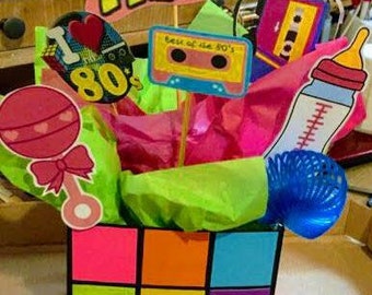 80s centerpiece | Etsy