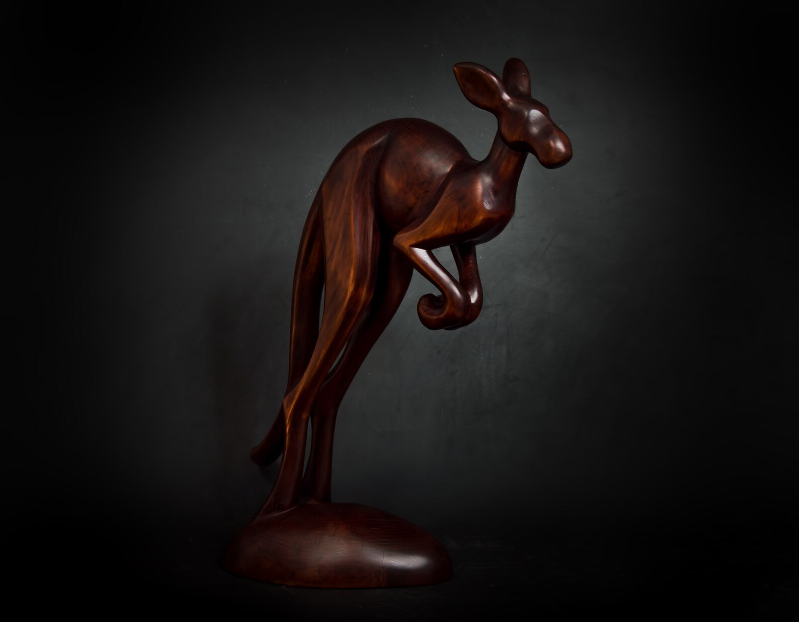 Nice Sculpture kangaroo hand Carved - Etsy