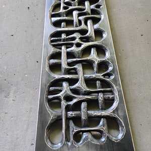 Abstract Hand Carved Wall Panel "connections Ii" - Etsy