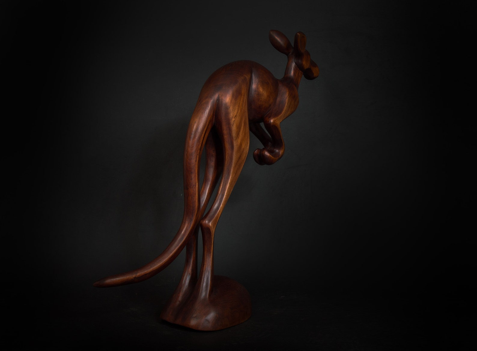 Nice Sculpture kangaroo hand Carved | Etsy