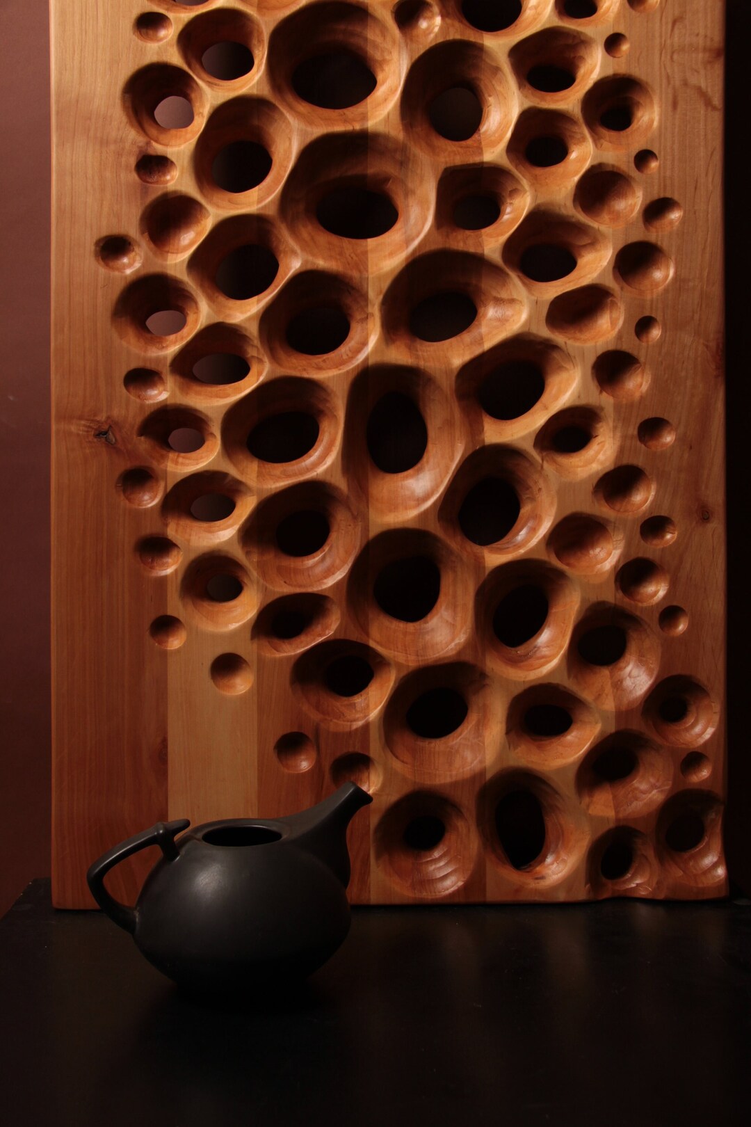 Abstract Hand Carved Wall Panel "bubbles" - Etsy
