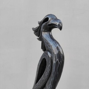 Hand Carved Interior Sculpture "secretary Bird" - Etsy