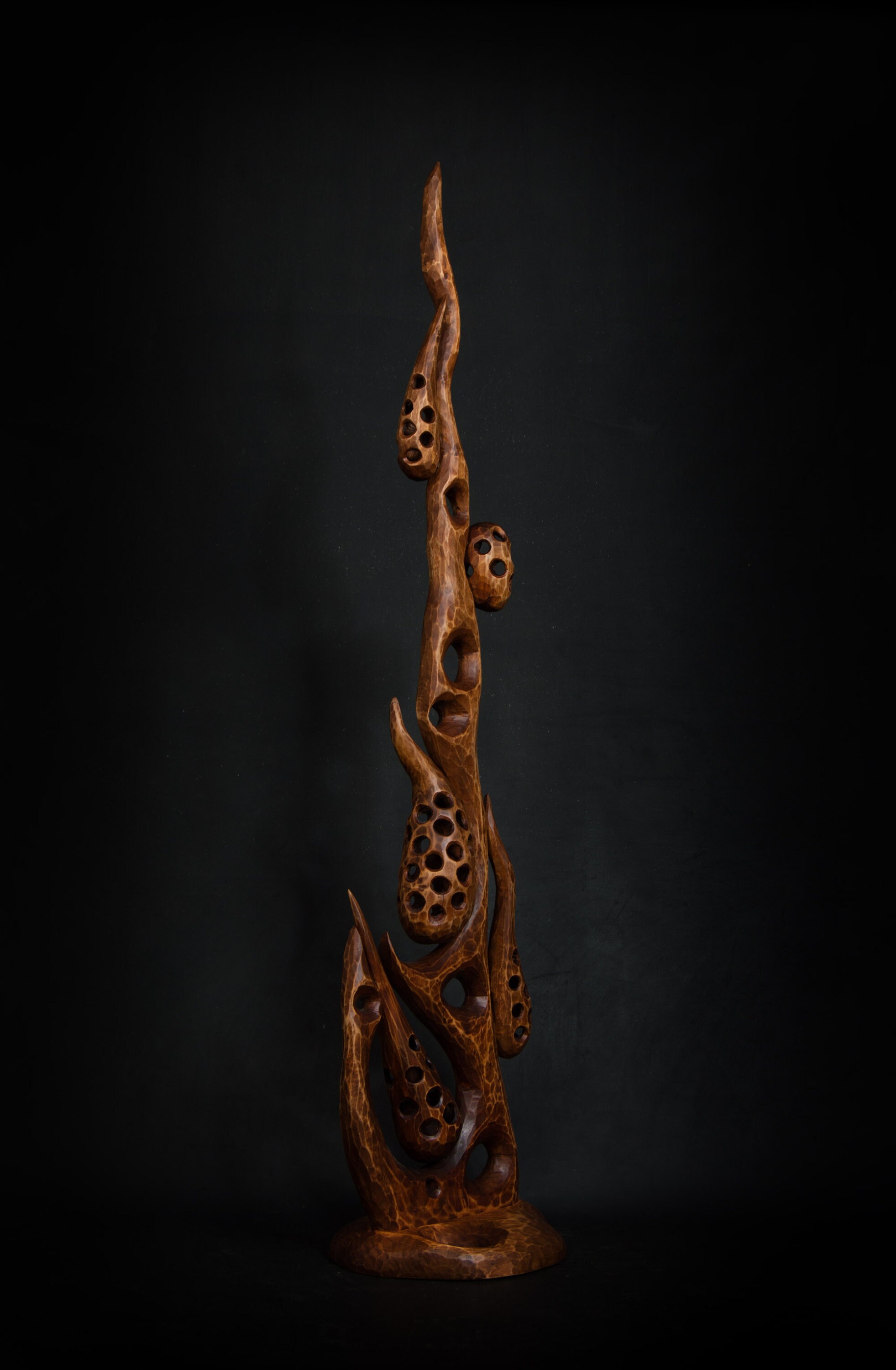 Hand Carved Abstract Statue | Etsy