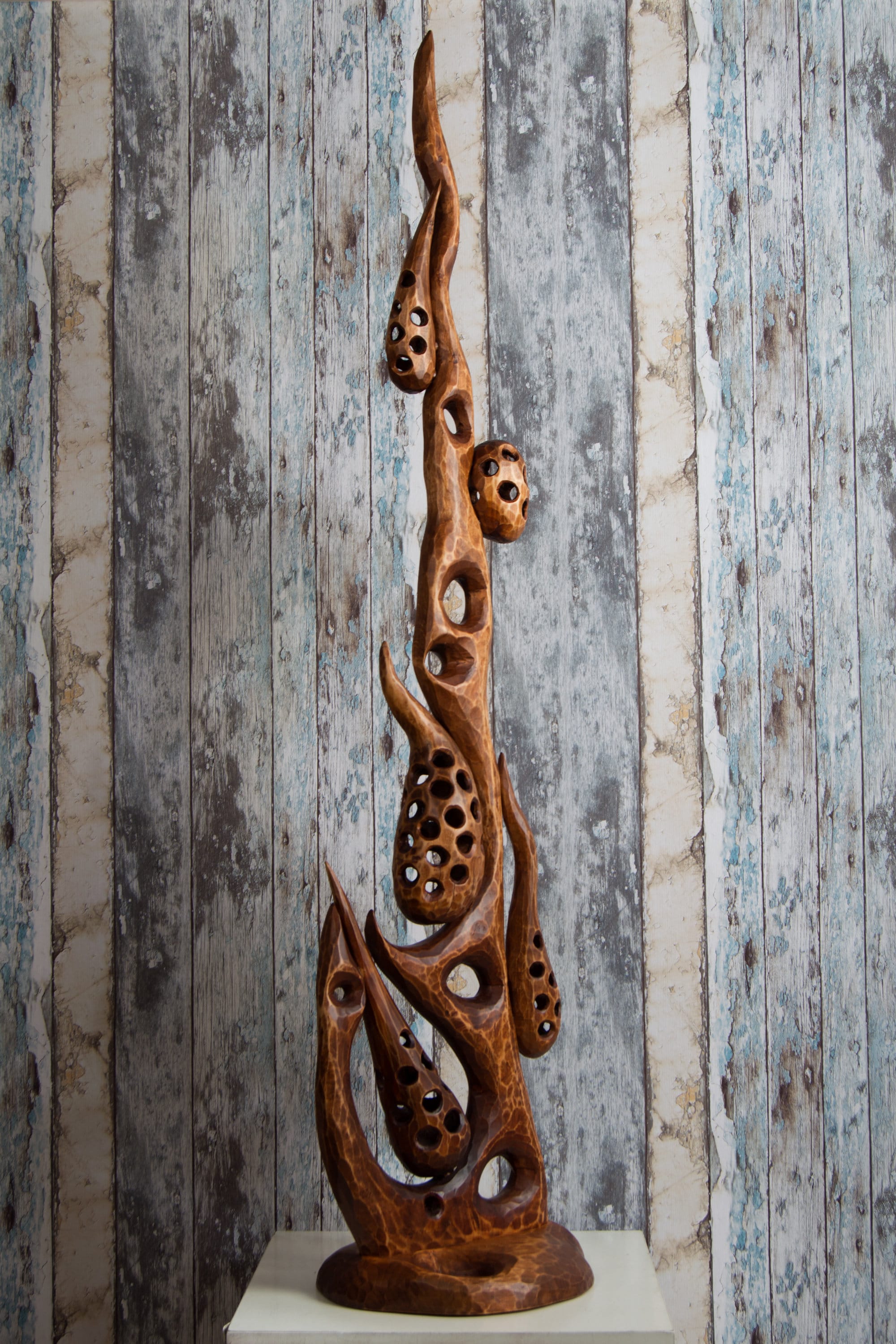 Hand Carved Abstract Statue - Etsy