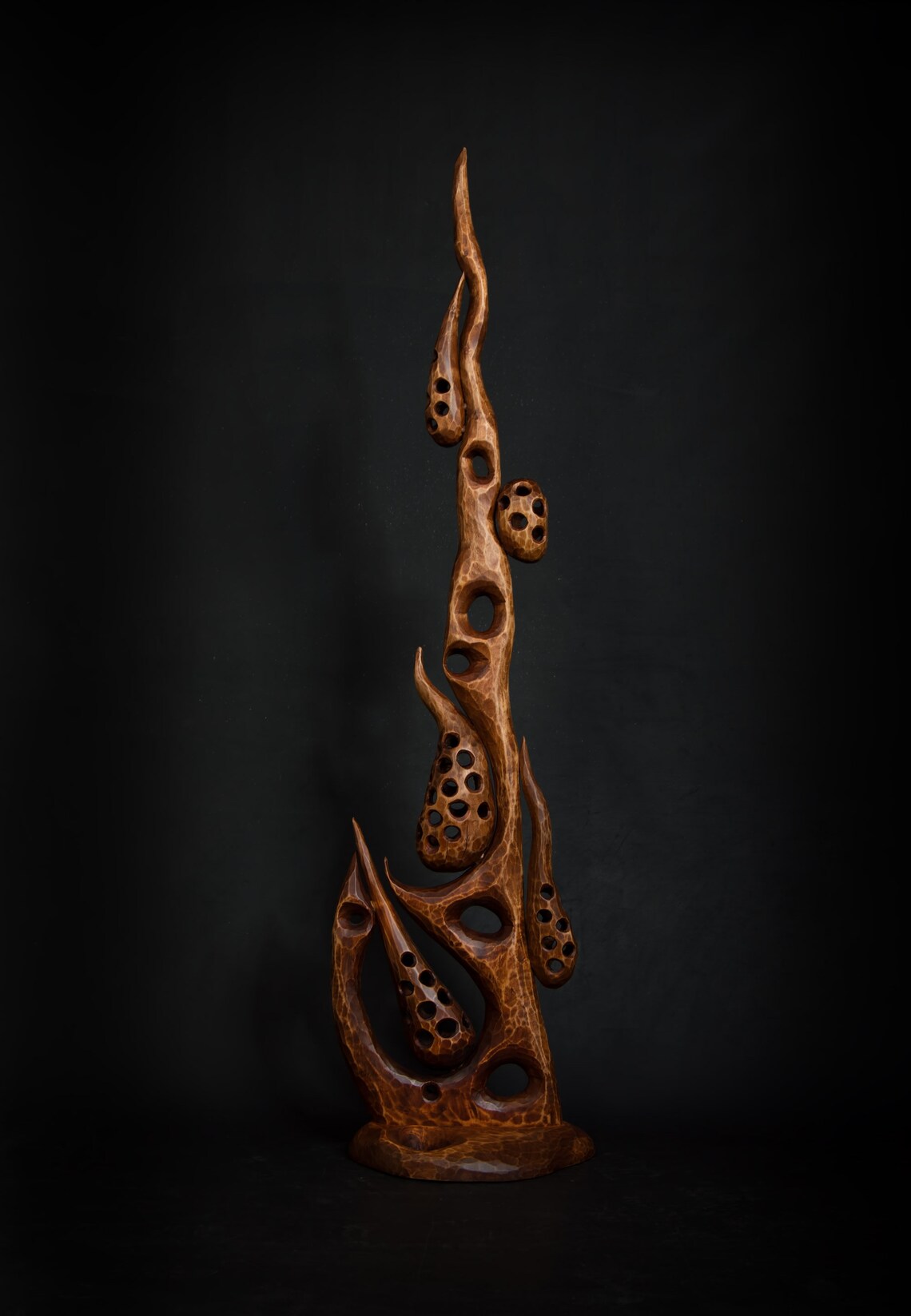 Hand Carved Abstract Statue | Etsy