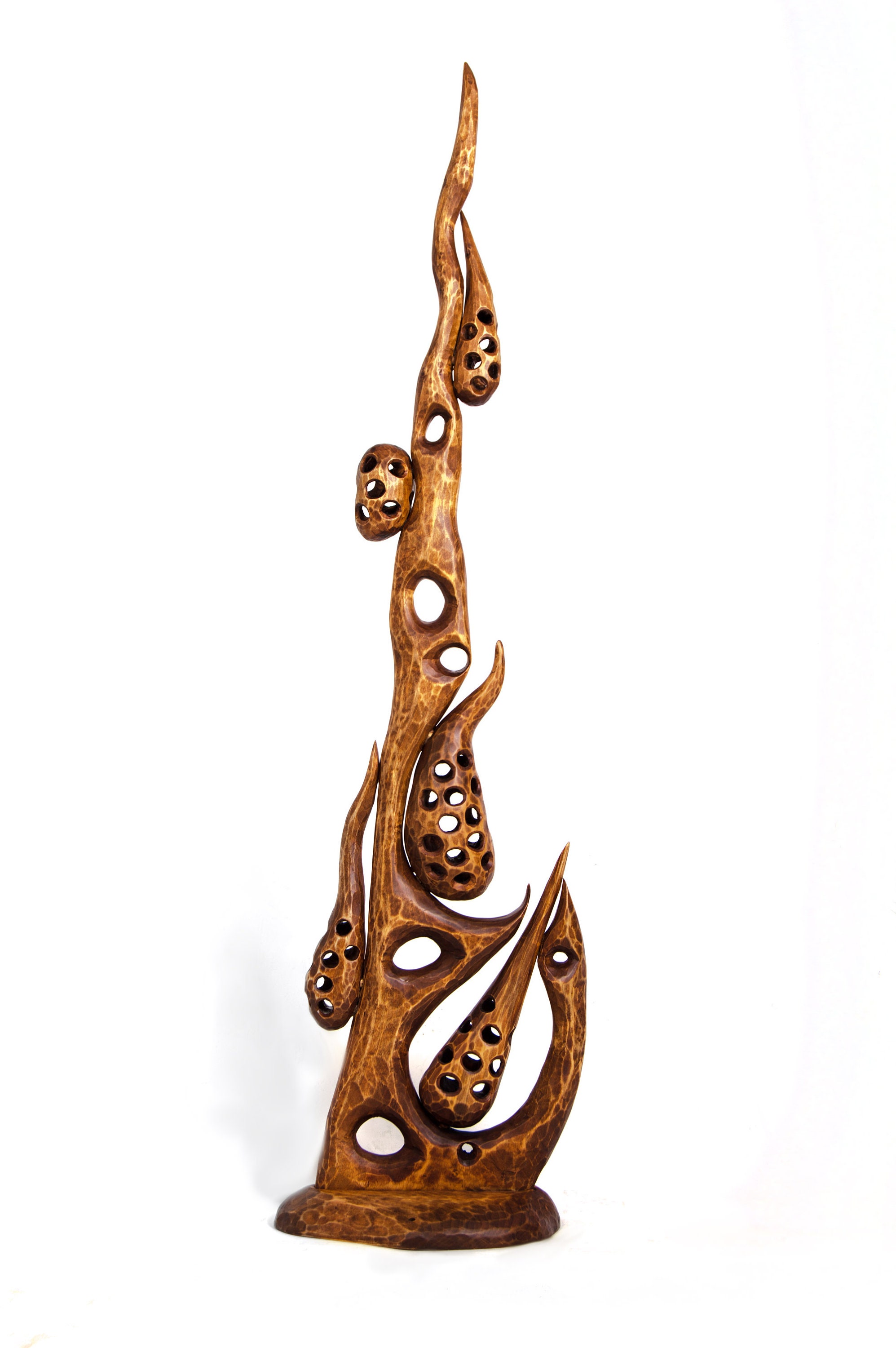 Hand Carved Abstract Statue | Etsy