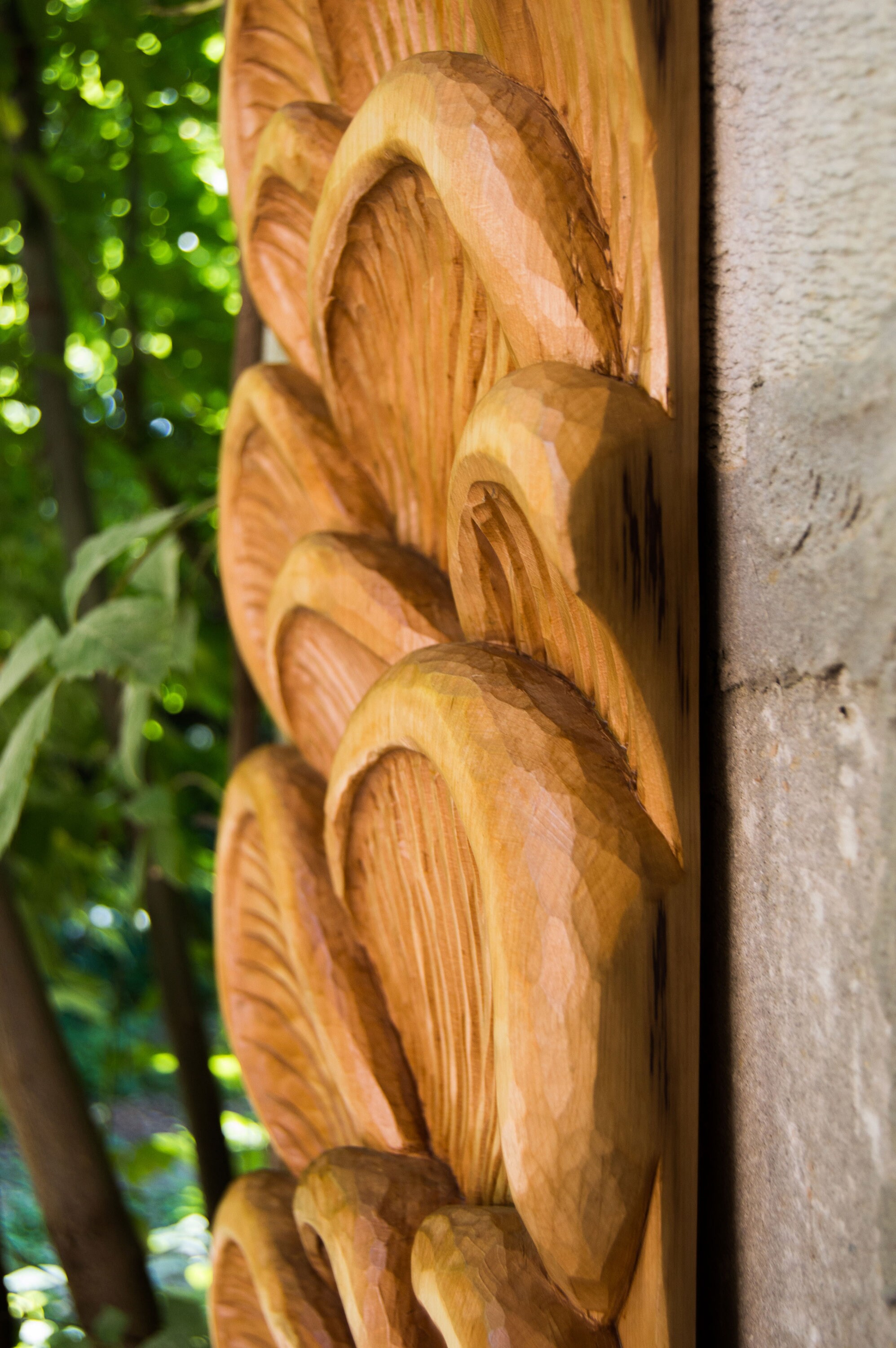 Wall Decor Hand Carved Wood Panel mushrooms - Etsy UK