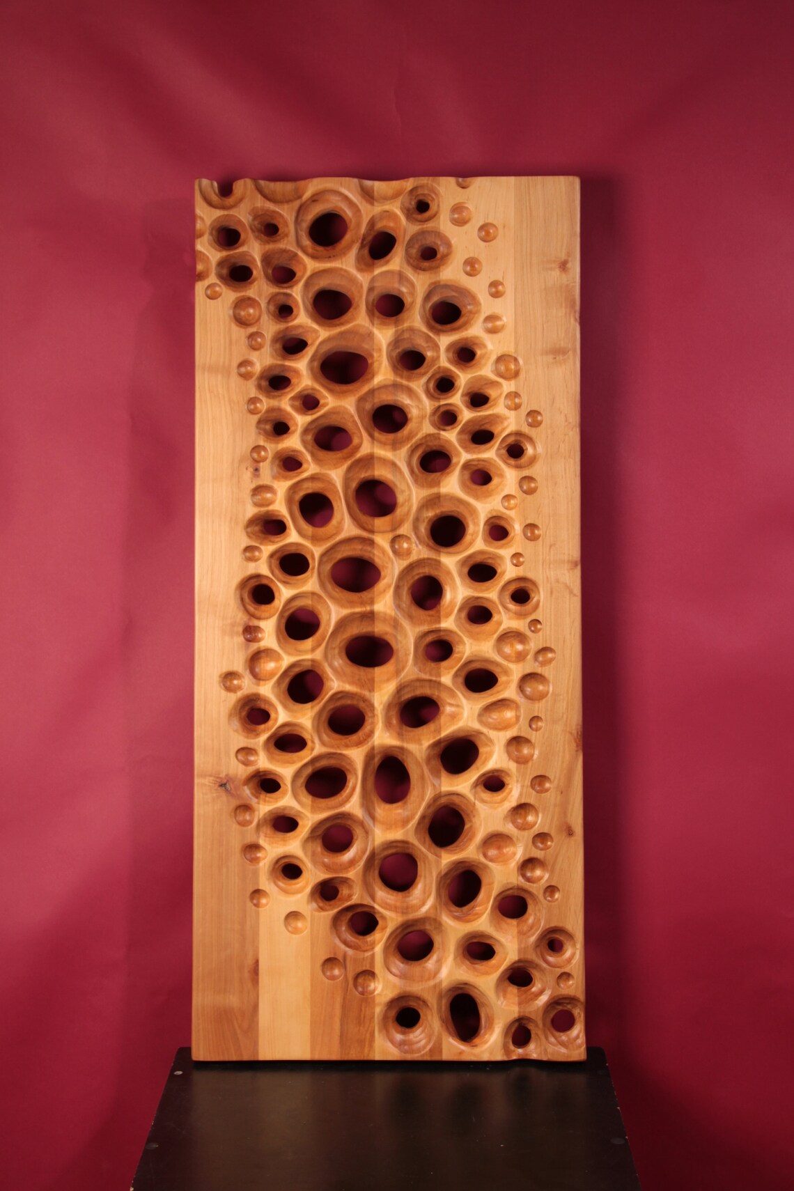 Abstract Hand Carved Wall Panel "bubbles" - Etsy