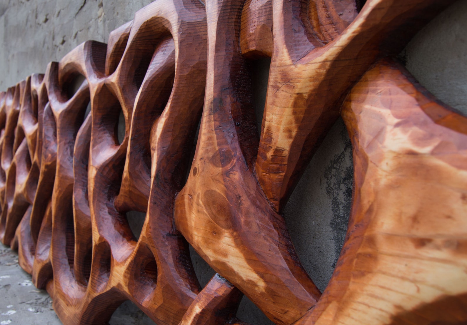 Panel de pared madera tallada. hecho a mano - Etsy España