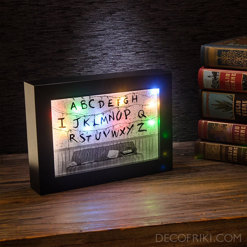 Stranger Things Decor Stranger Things Shadow Box Halloween | Etsy