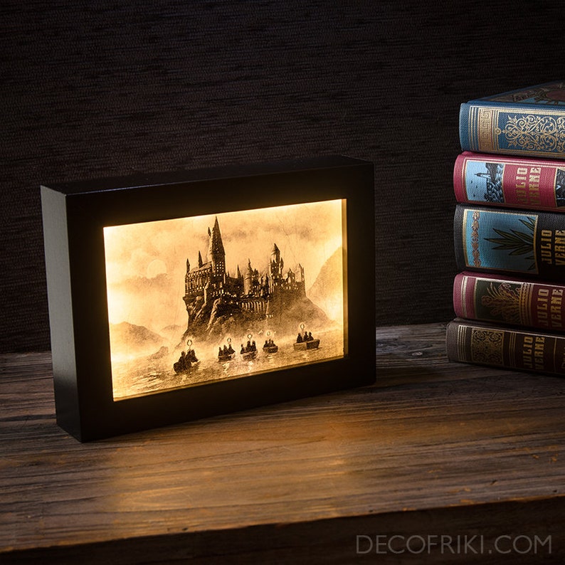 Wizardry School Shadow Box Halloween Decor Fantasy Shadow - Etsy