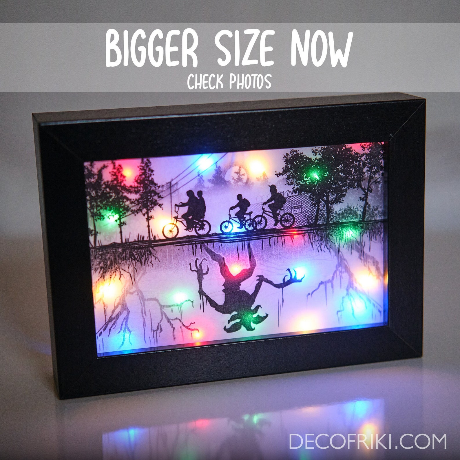 Stranger Things Decor Stranger Things Shadow Box Halloween - Etsy