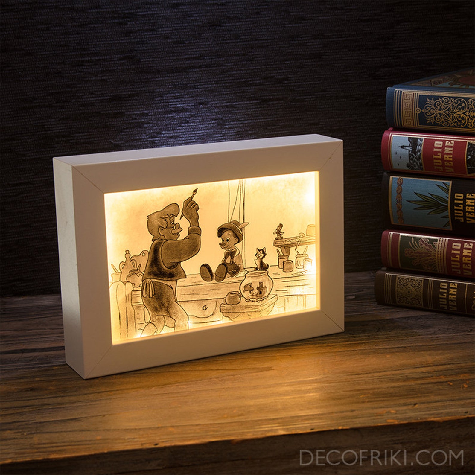 Pinocchio Decor - Pinocchio Shadow Box - Pinocchio Light Box ...