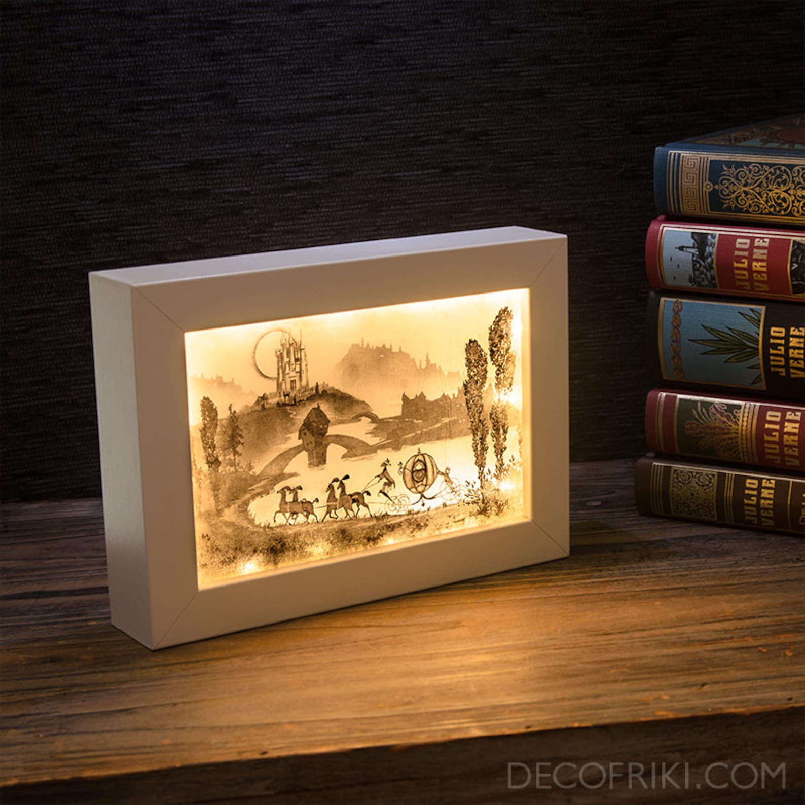 Cinderella Decor - Cinderella Light Box - Cinderella Shadow Box ...