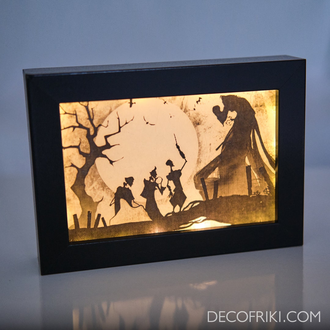 Fantasy Light Box - Halloween Decor - Fantasy Shadow Box - Halloween ...