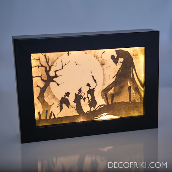Fantasy Light Box Halloween Decor Fantasy Shadow Box - Etsy