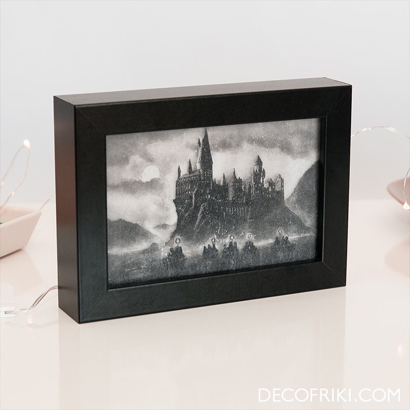 Wizardry School Shadow Box - Halloween Decor - Fantasy Shadow Box ...