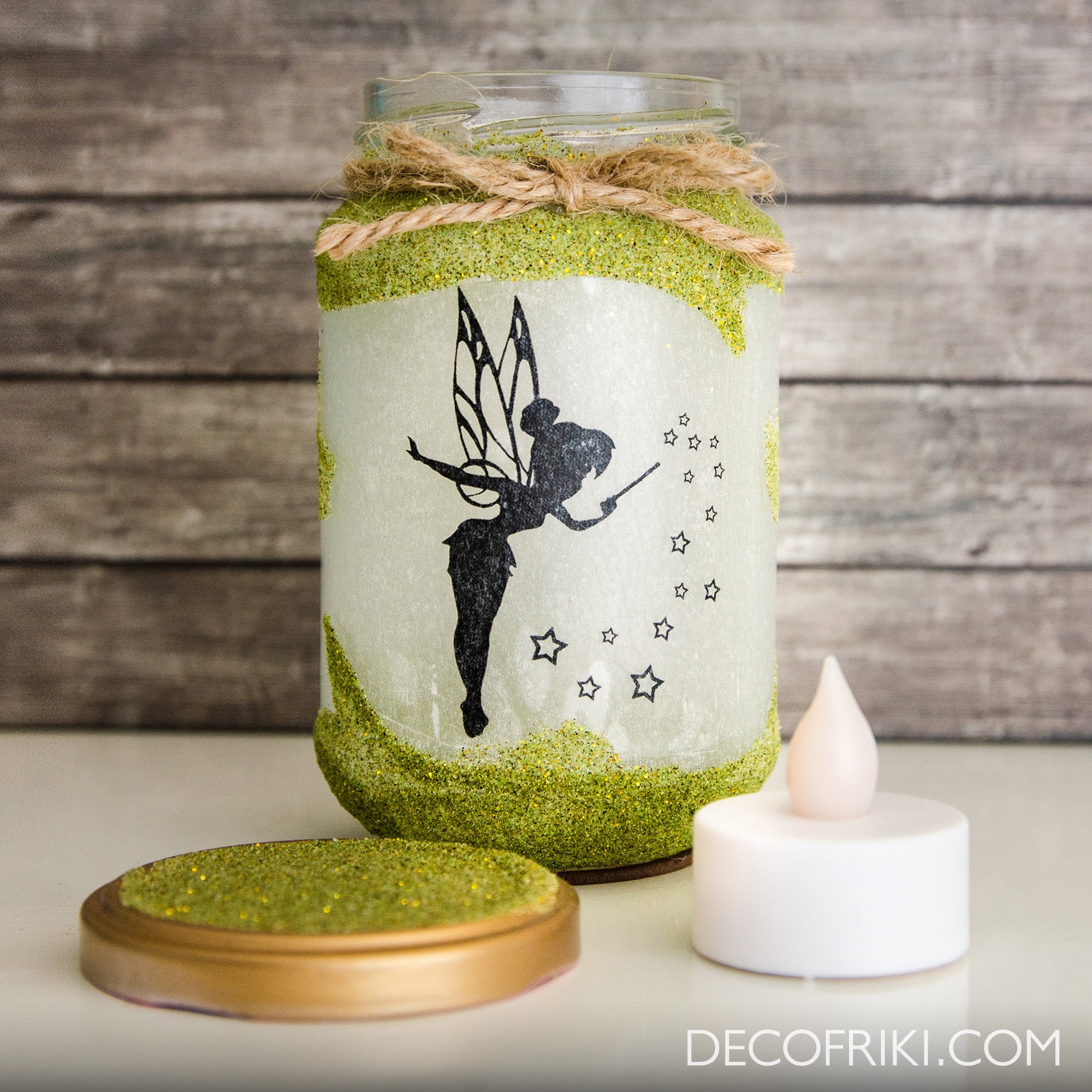 Tinkerbell Candle Holder - Tinkerbell Decor - Tinkerbell Candle - Peter ...