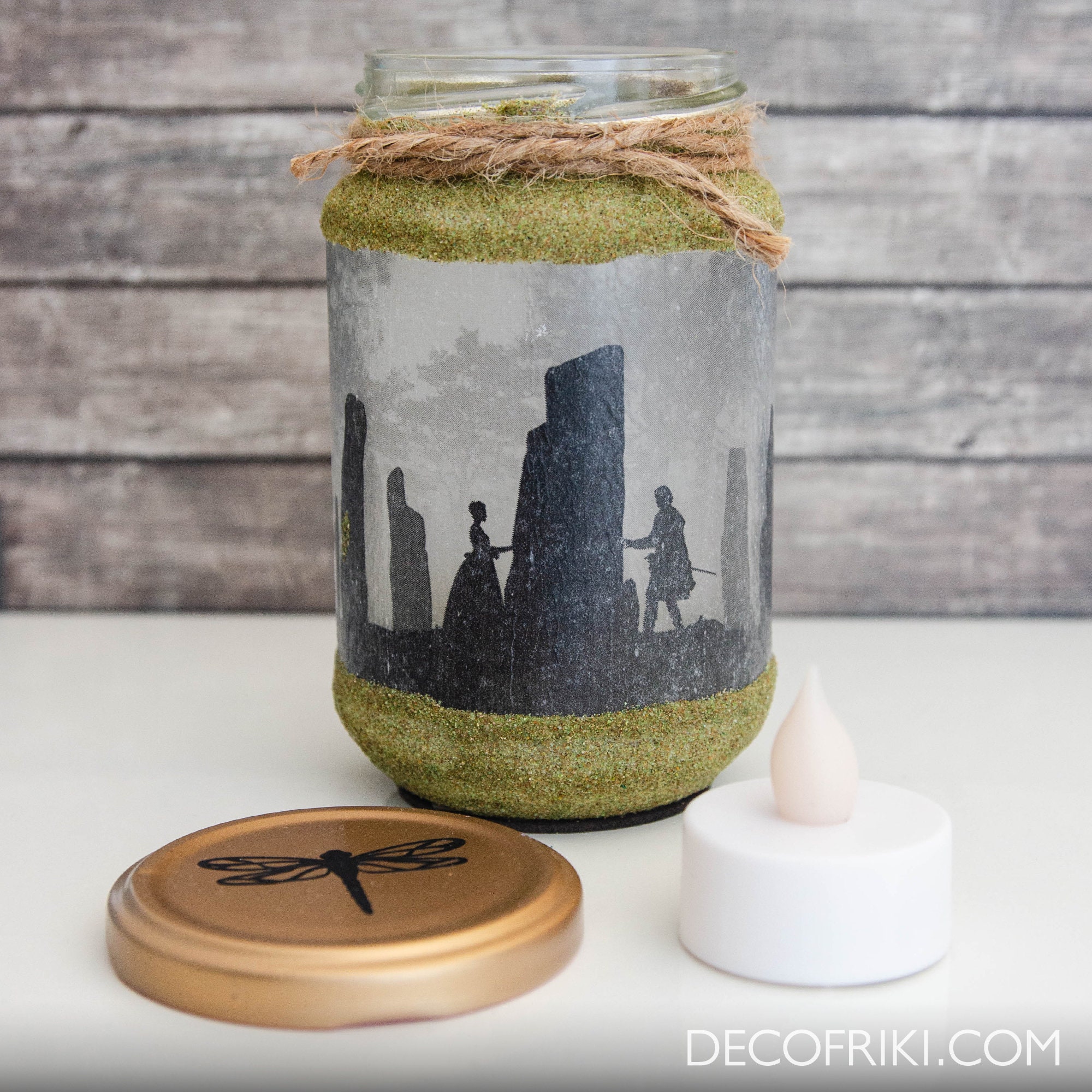 Outlander Candle Holder Outlander Decor Sassenach Jamie - Etsy