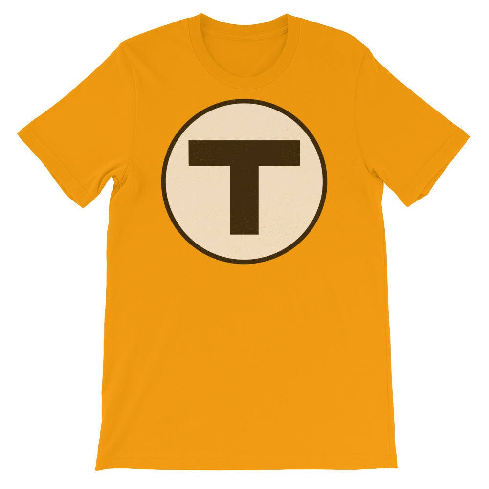Boston T MBTA Shirt Vintage Subway Tee - Etsy