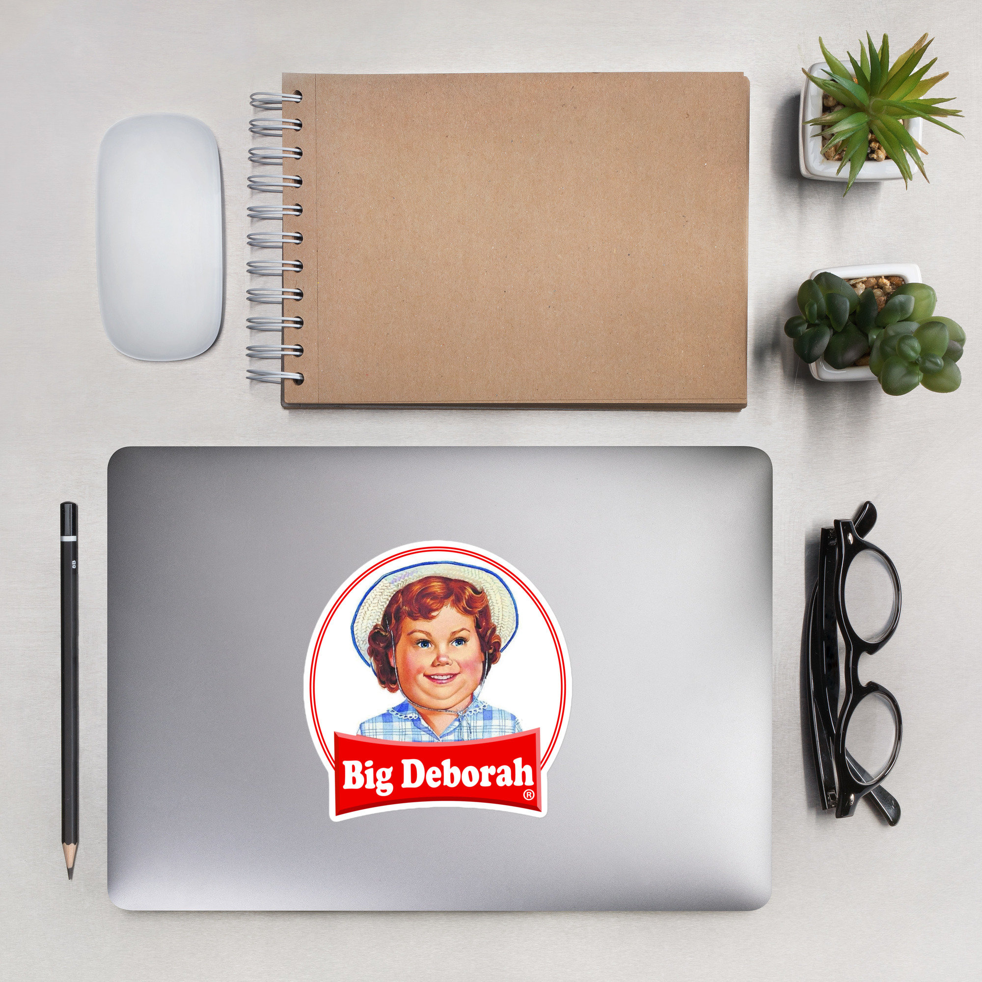 Funny Big Deborah Sticker | Water Bottle Sticker - Etsy