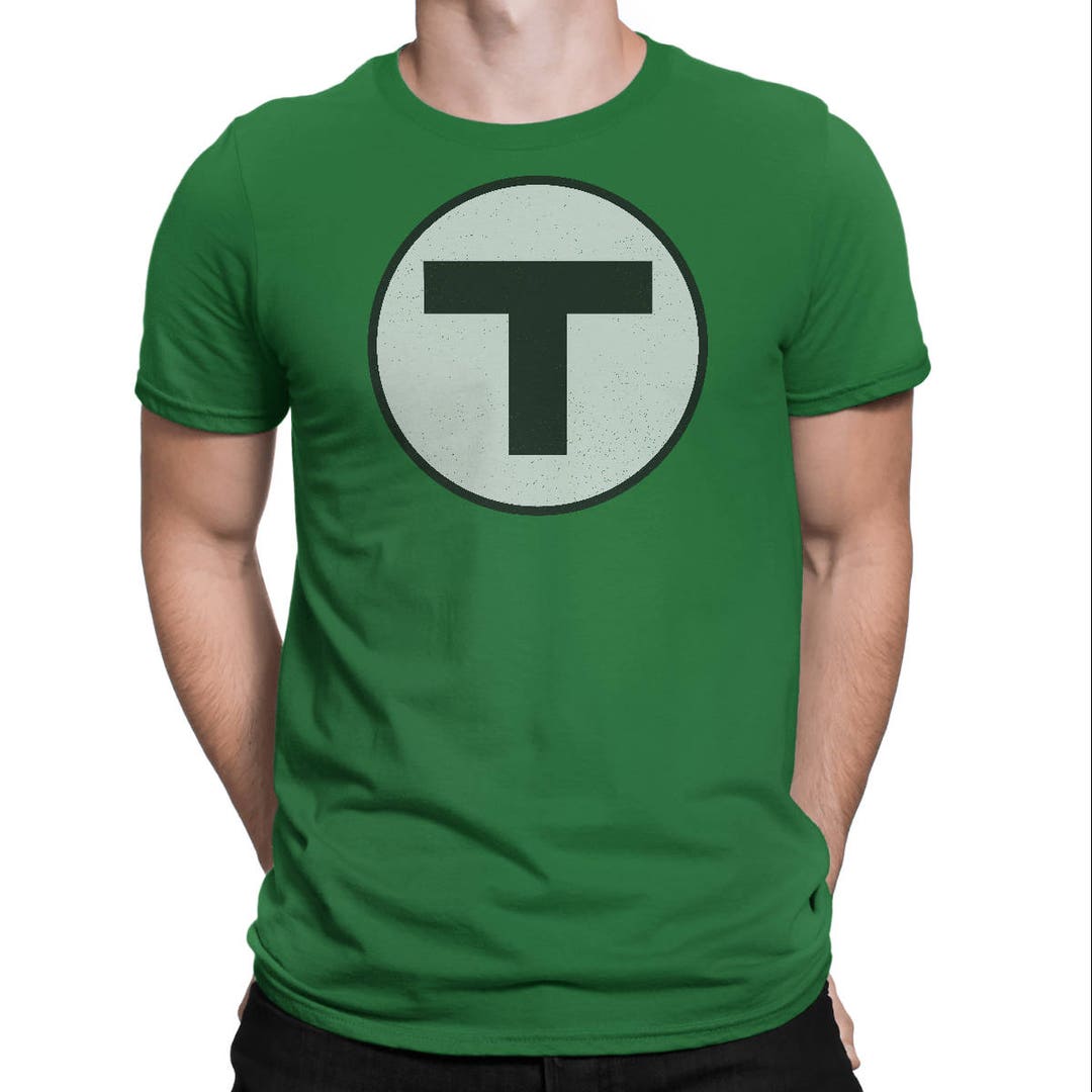 Boston T MBTA Shirt Vintage Subway Tee - Etsy