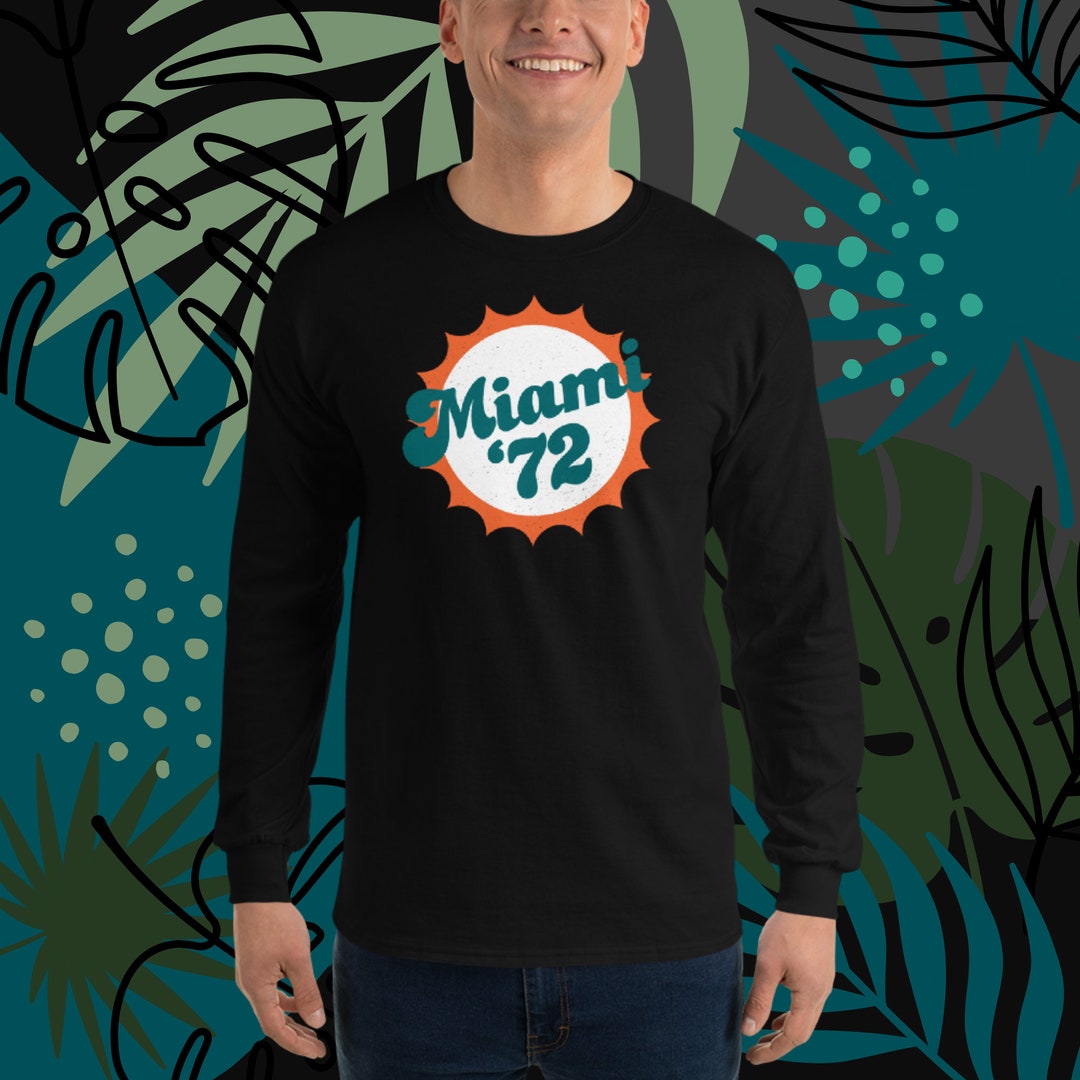 Miami 1972 Football Shirt, Vintage Miami Football Shirt, Retro Miami ...