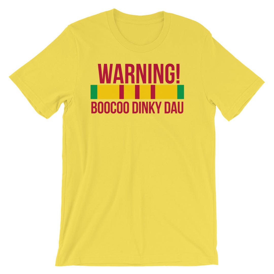 Vietnam Veteran Shirt Boocoo Dinky Dau Tee - Etsy