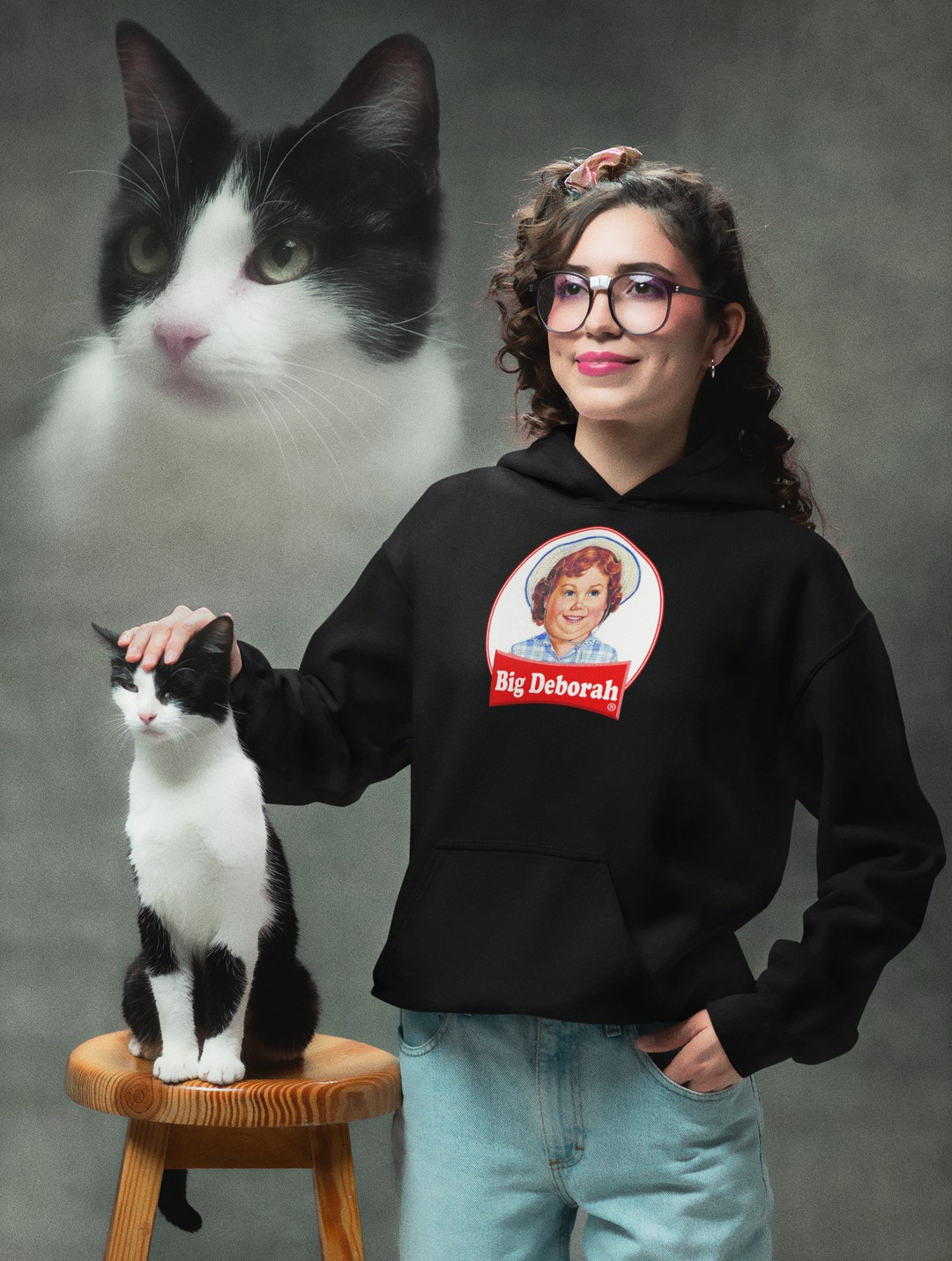 Funny Big Deborah Hoodie - Etsy