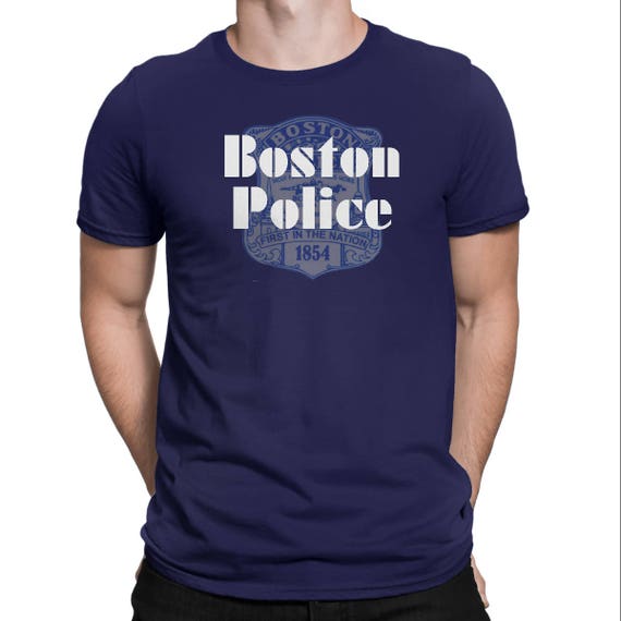 Boston Police Shirt Vintage BPD Tee | Etsy