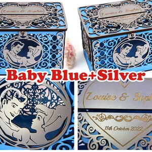 Cinderella Wedding Card Box, Quinceanera Money Gift, Princess Wedding ...