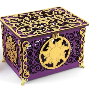 Princess Rapunzel Wedding Card Box, Tangled Quinceanera Money Box ...