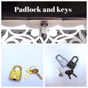 Wedding Card Box With Lock With Slot Personalized White, Money ...