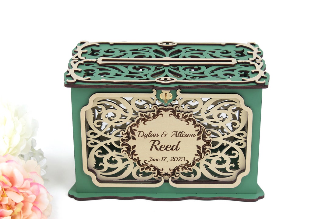 Wedding Card Box for Cherished Moments Elegant Wishing Well Box for ...