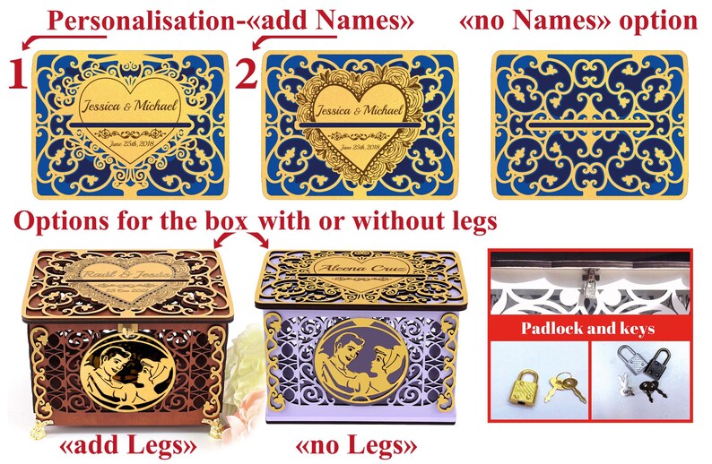 Cinderella Quinceanera Card Box, Princess Wedding Card Box, Wedding ...