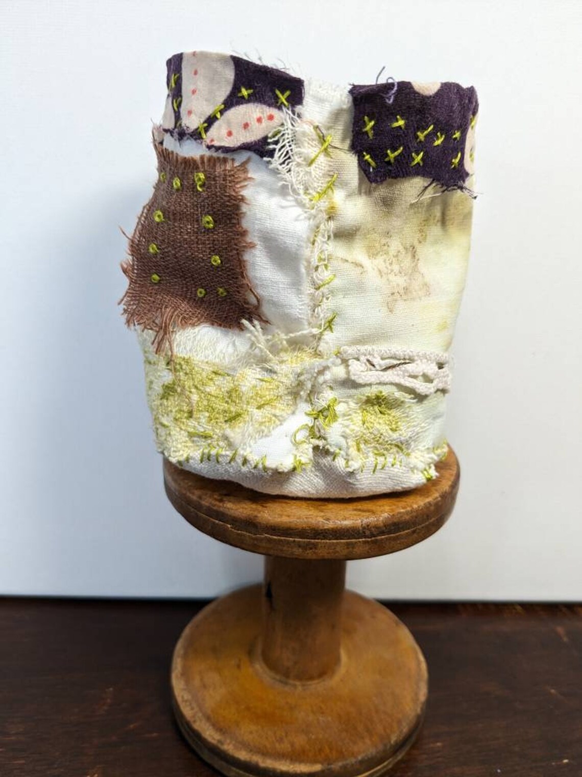 Textile Vessel Contemporary Stitch - Etsy