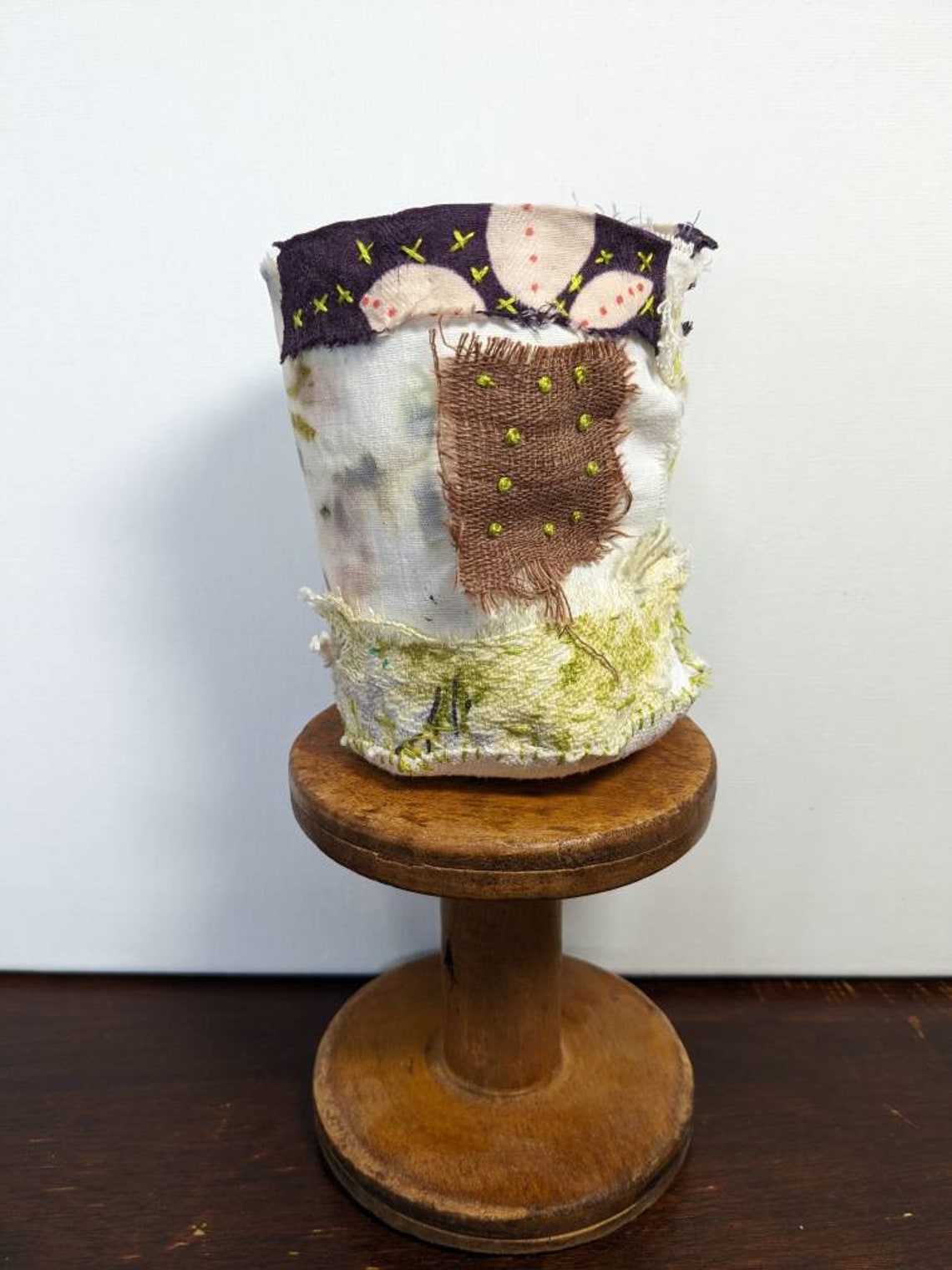 Textile Vessel Contemporary Stitch - Etsy