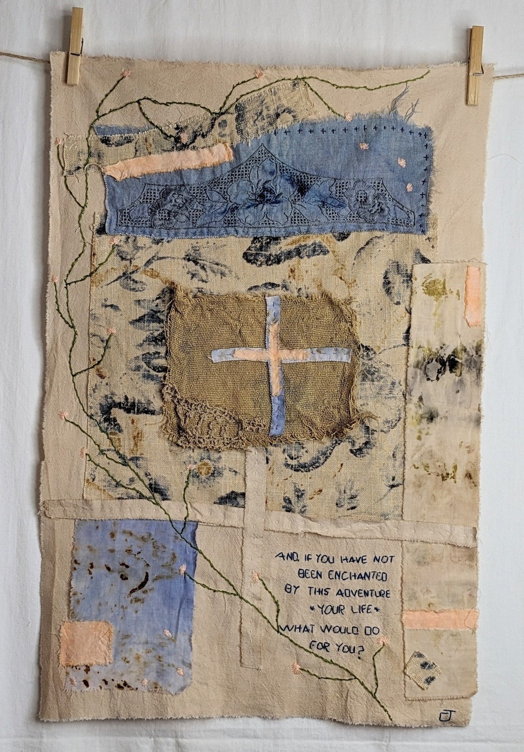 What Would Do - Contemporary Stitching - Etsy