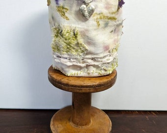 STITCH POT Fiber Art Stitch Vessel Textile Art - Etsy