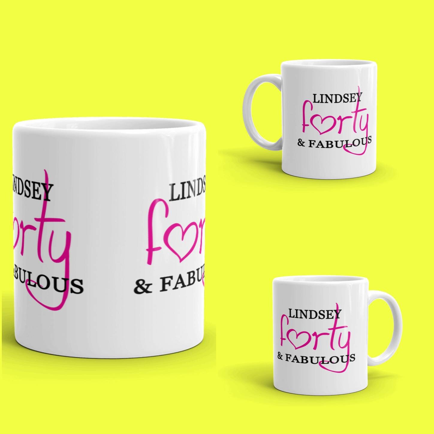 Personalised 40th Birthday Mug Gift Present Cup - Etsy
