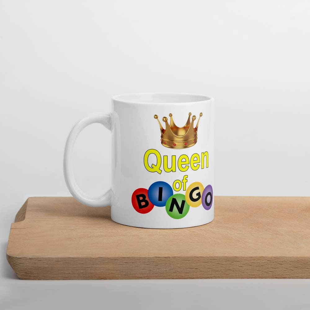 Queen of Bingo 11oz Ceramic Mug Cup - Etsy UK