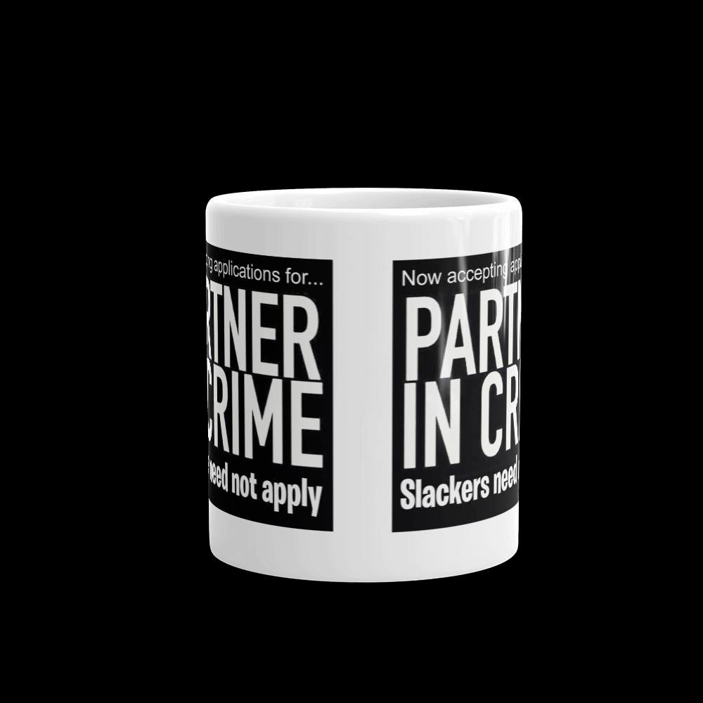 Partner in Crime 11oz Ceramic Mug, Cup - Etsy