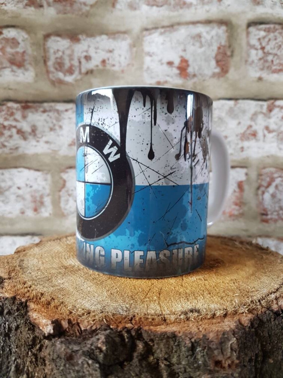 Bmw Inspired Retro/vintage Distressed Look Oil Can Mug Gift Car ...