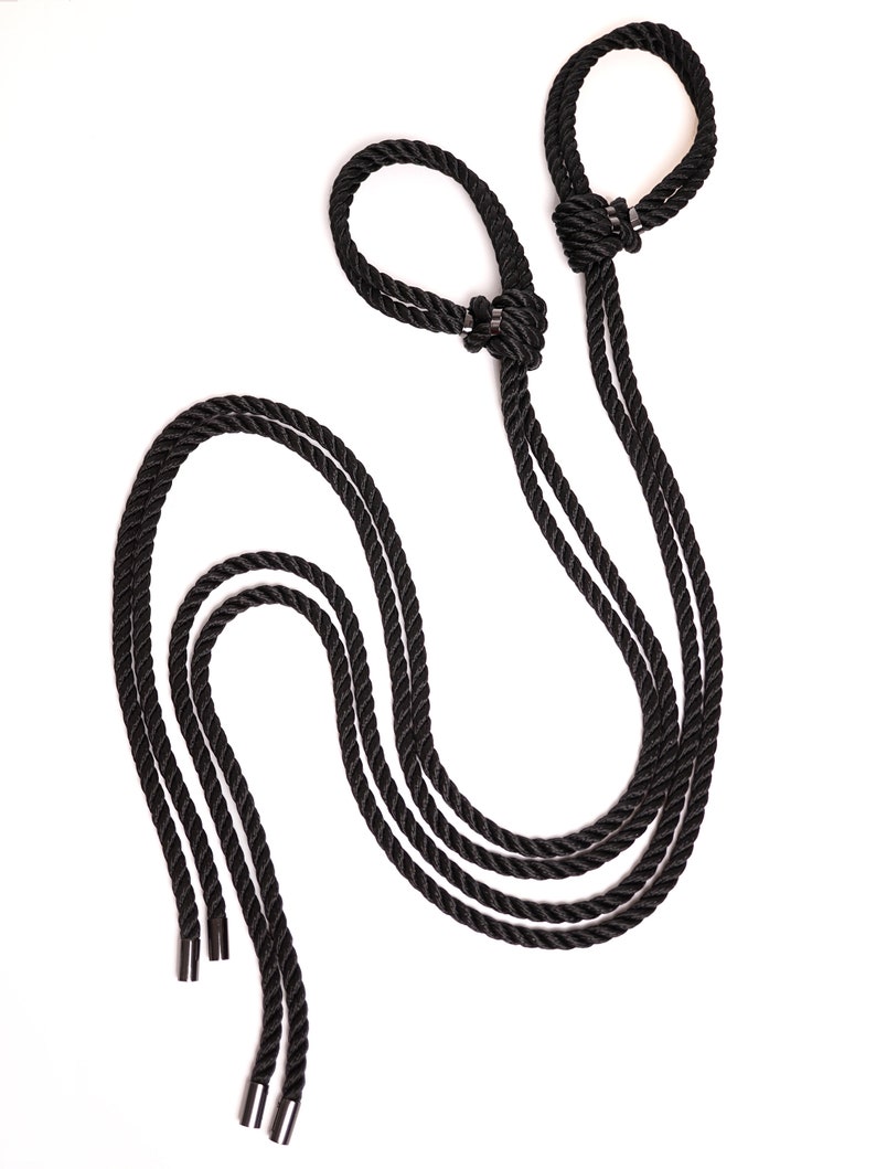 SELF TIE Cuff Set Rope Bondage Shibari Restraint BDSM Play in - Etsy