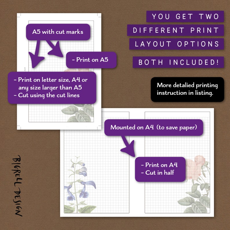 Square Grid Notes. Editable Printable Notepaper and List - Etsy